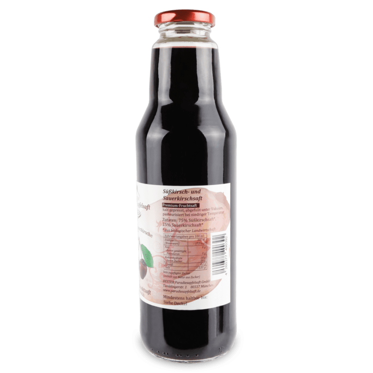 Süße Schwarzkirsche - Bester Paradiesapfelsaft